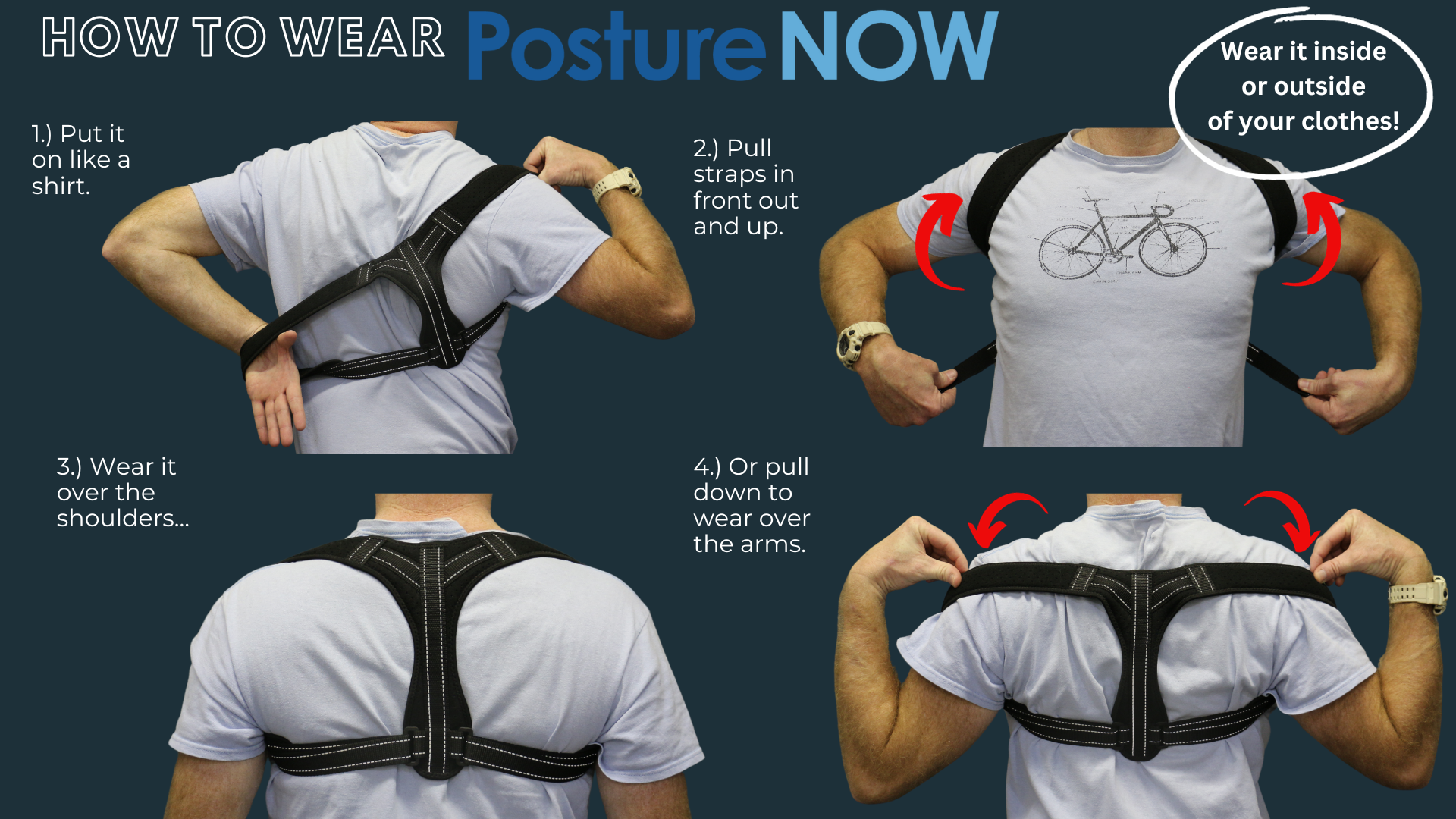 PostureNOW® The #1 Best Selling Posture Corrector Brace